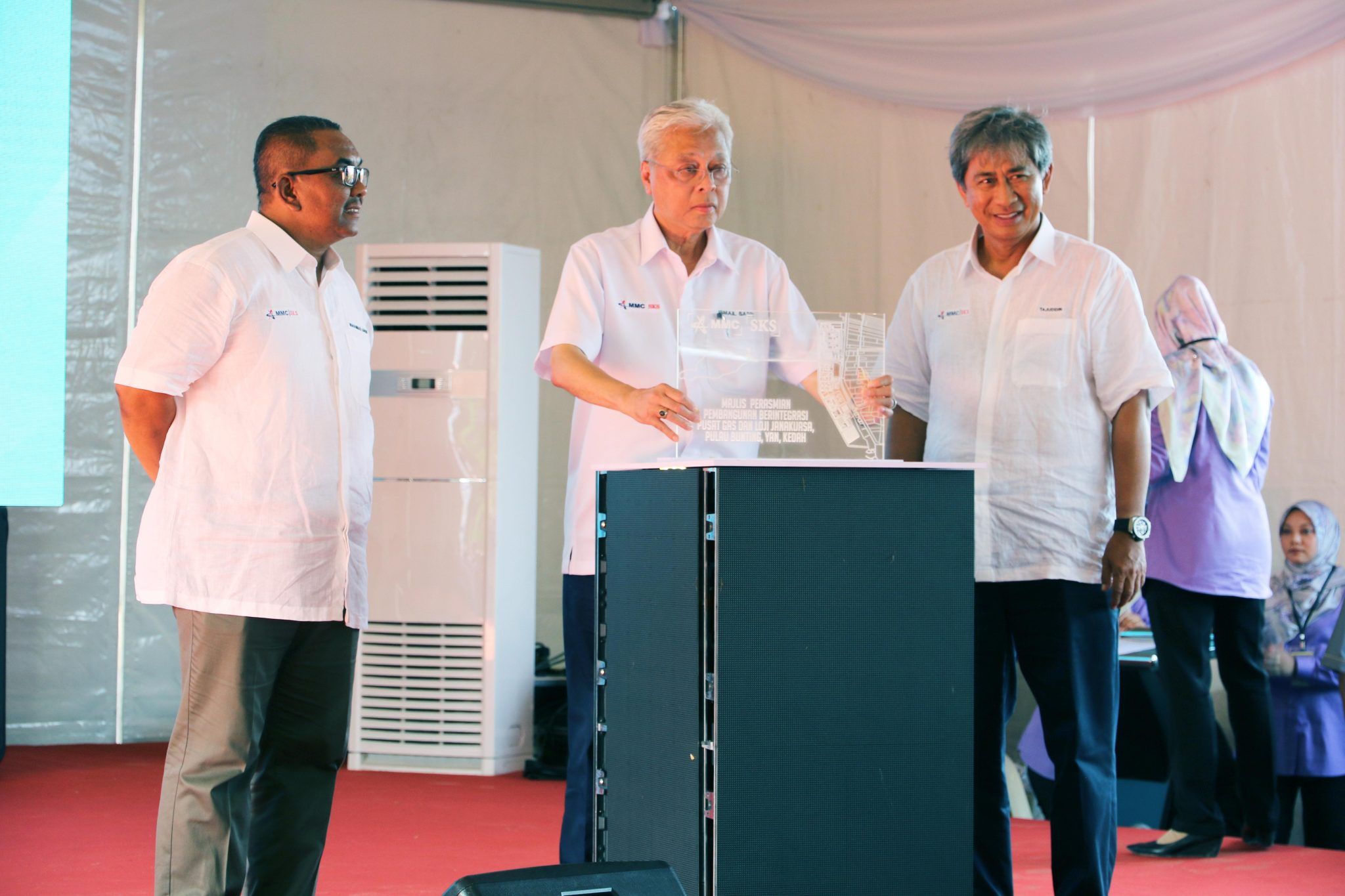PRIME MINISTER YAB ISMAIL SABRI OFFICIATES PULAU BUNTING INTEGRATED ...
